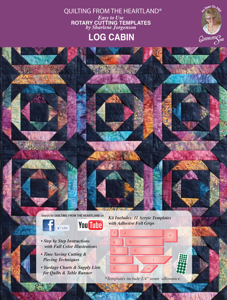 Log Cabin Book Only – Quilting from the Heartland