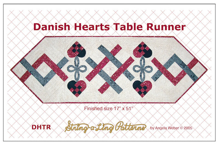 Danish Hearts Table Runner | Quilting from the Heartland