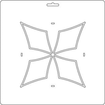 Renaissance Diamond Quilt Stencil | Quilting from the Heartland